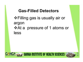 Radiation detection and measurements | PPTX