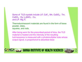 Radiation detection and measurements | PPTX