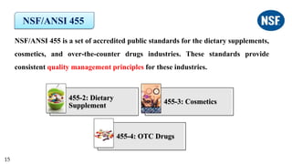NSF Standards for Food and Dietary supplements.pptx