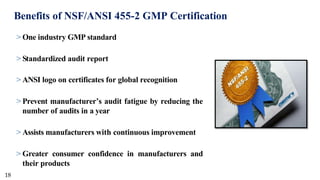 NSF Standards for Food and Dietary supplements.pptx