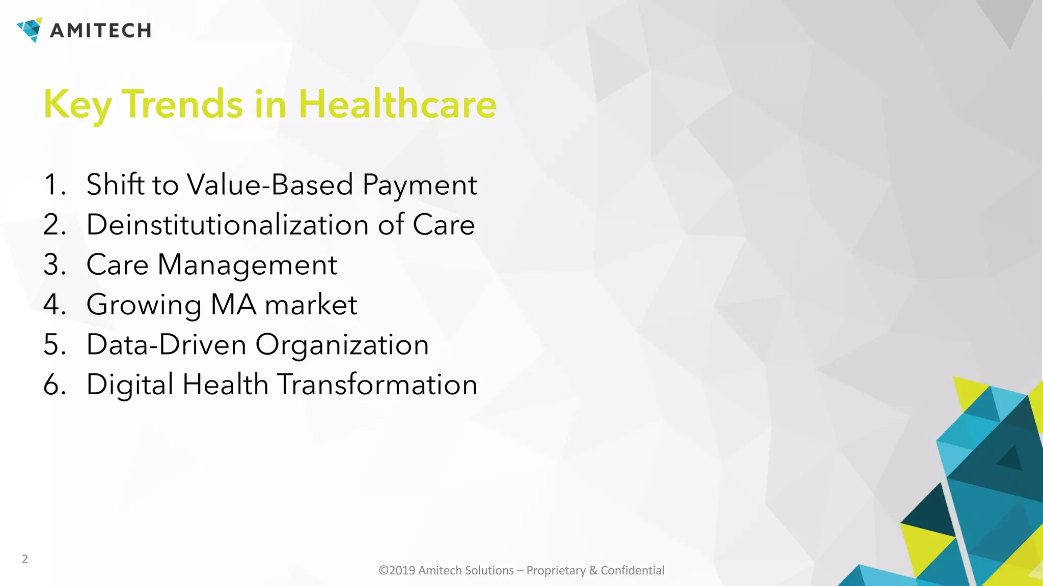 2019 Healthcare Trends | PPT