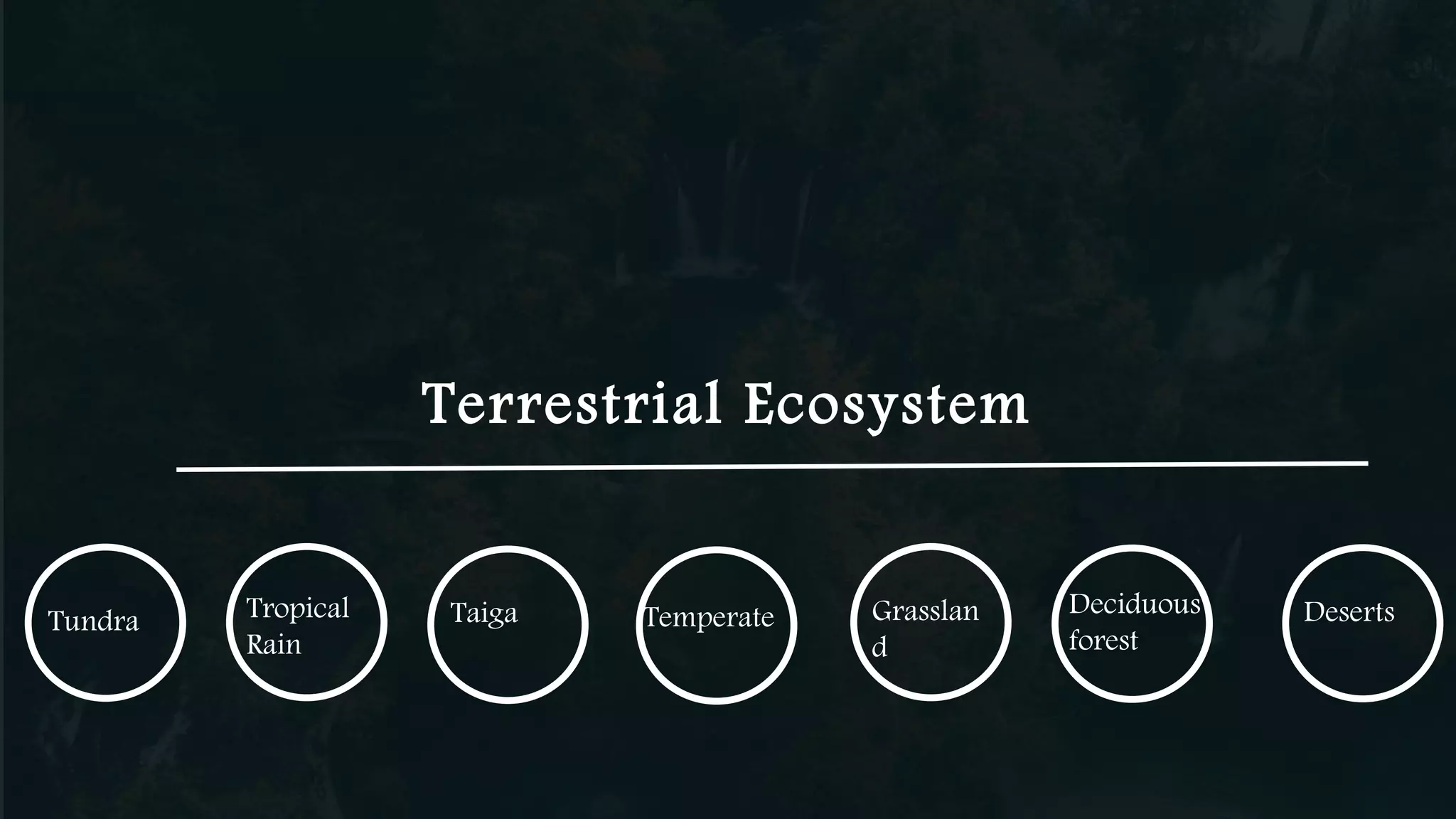 Terrestrial And Aquatic Ecosystem Biomes And Distribution Ppt