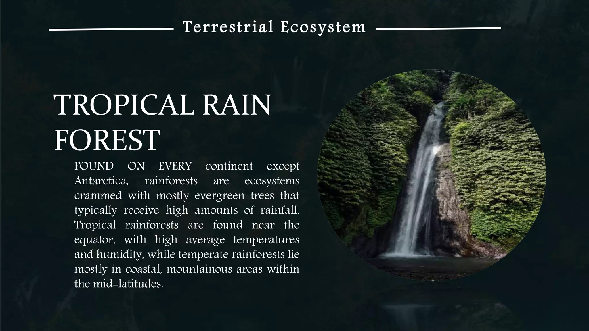 Terrestrial and Aquatic Ecosystem, Biomes and distribution | PPTX