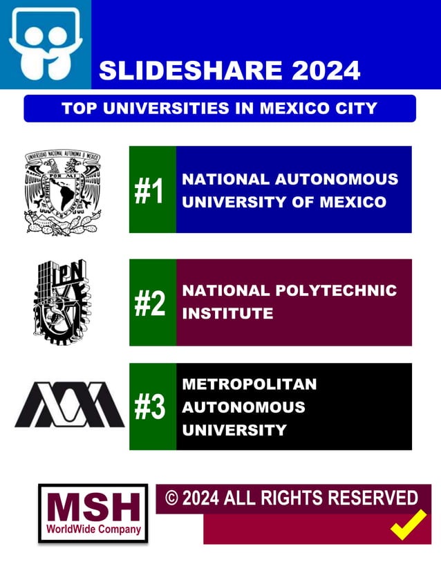 Top 3: The Best Universities in Mexico City. | DOCX