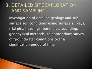 site investigation | PPT