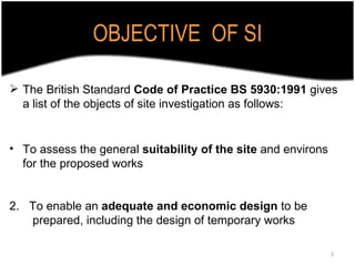 site investigation | PPT