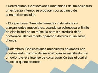 lesiones musculares | PDF