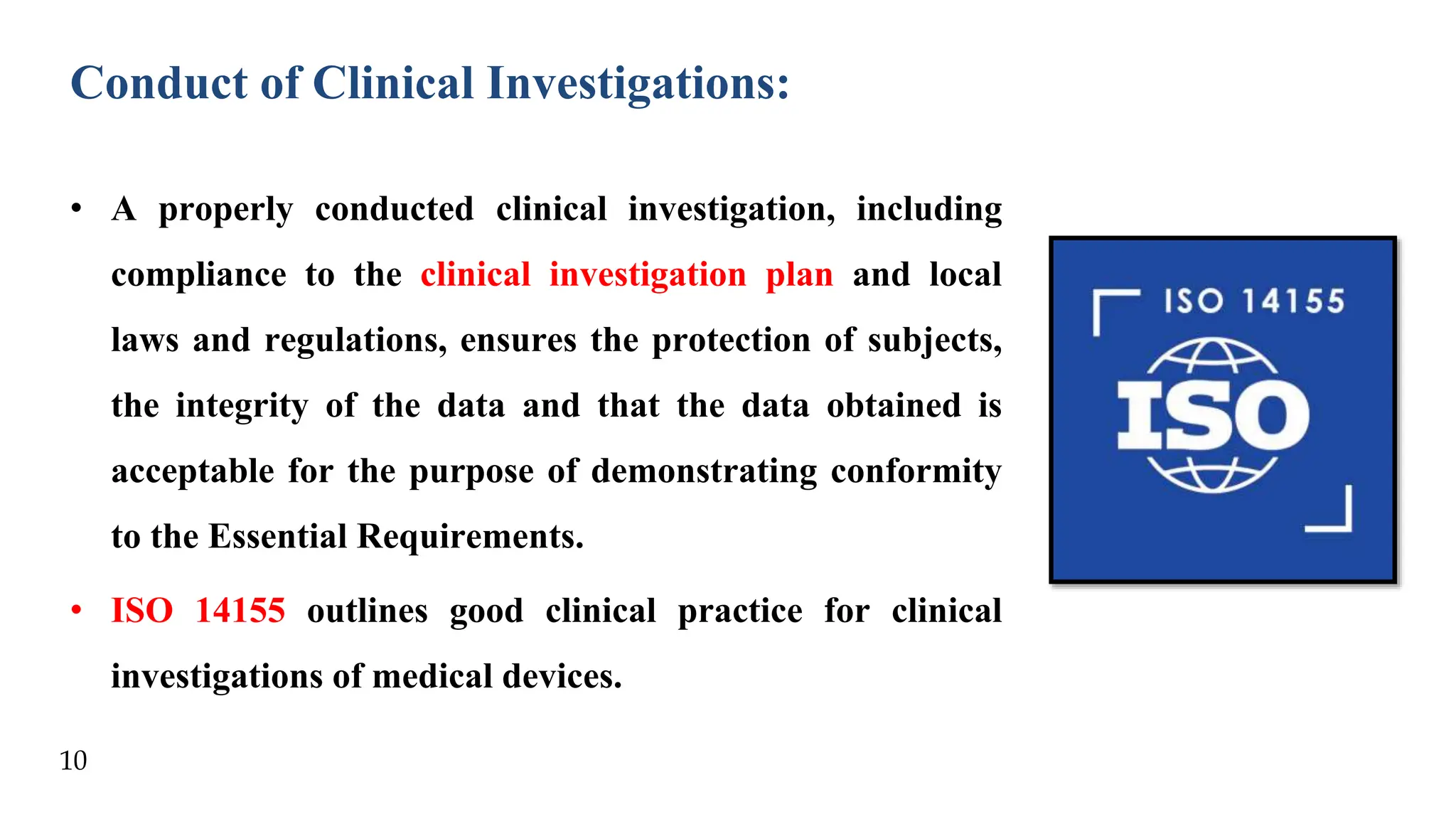 Clinical Investigation of Medical devices and Clinical Investigation ...