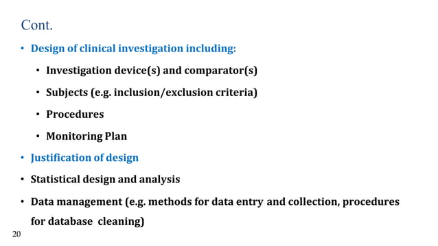 Clinical Investigation of Medical devices and Clinical Investigation ...