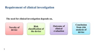 Clinical Investigation of Medical devices and Clinical Investigation ...
