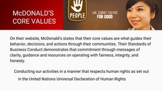 Slideshare 4 mcdonald's and diversity | PPTX