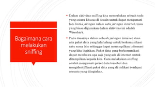 Sniffing | PPT