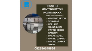 Supplier paving block model bata Blimbing | PDF