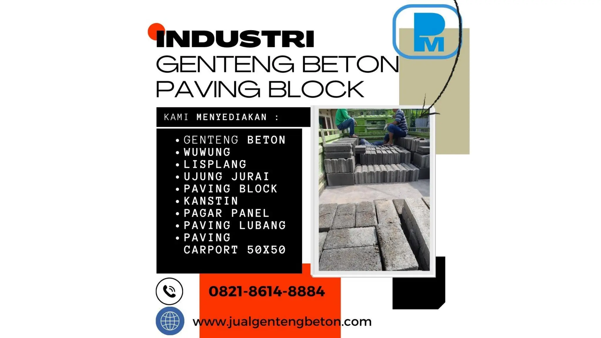 Supplier paving block garasi Lowokwaru | PPT