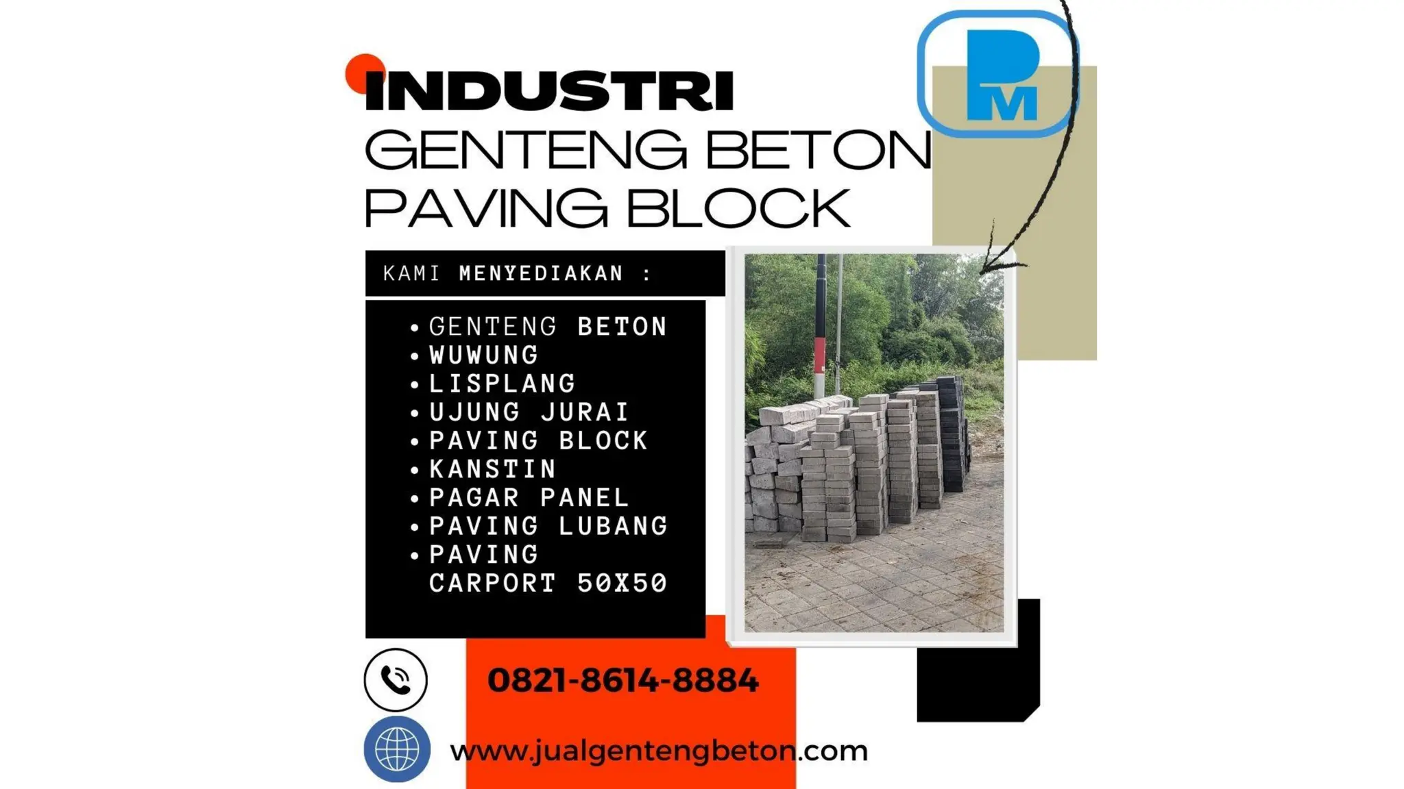 Supplier paving block garasi Lowokwaru | PPT