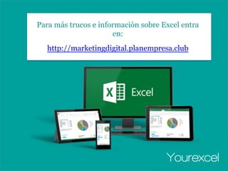 Slideshare 7 trucos excel | PDF