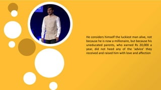 The blind CEO who built a 50 crore company - Srikanth Bolla | PPTX