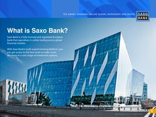 About Saxo Bank | PDF