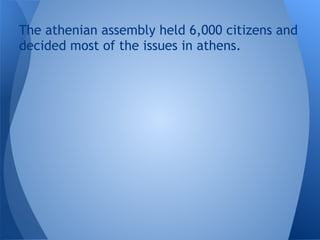 Slide share about the united states goverment and the ancient athens ...