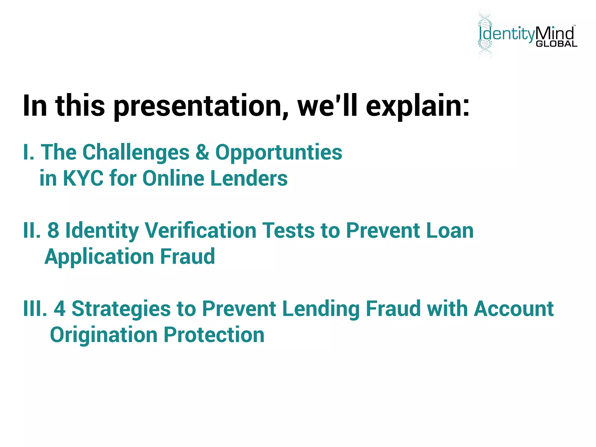 How To: Prevent Loan Application Fraud | PDF