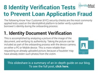 How To: Prevent Loan Application Fraud | PDF