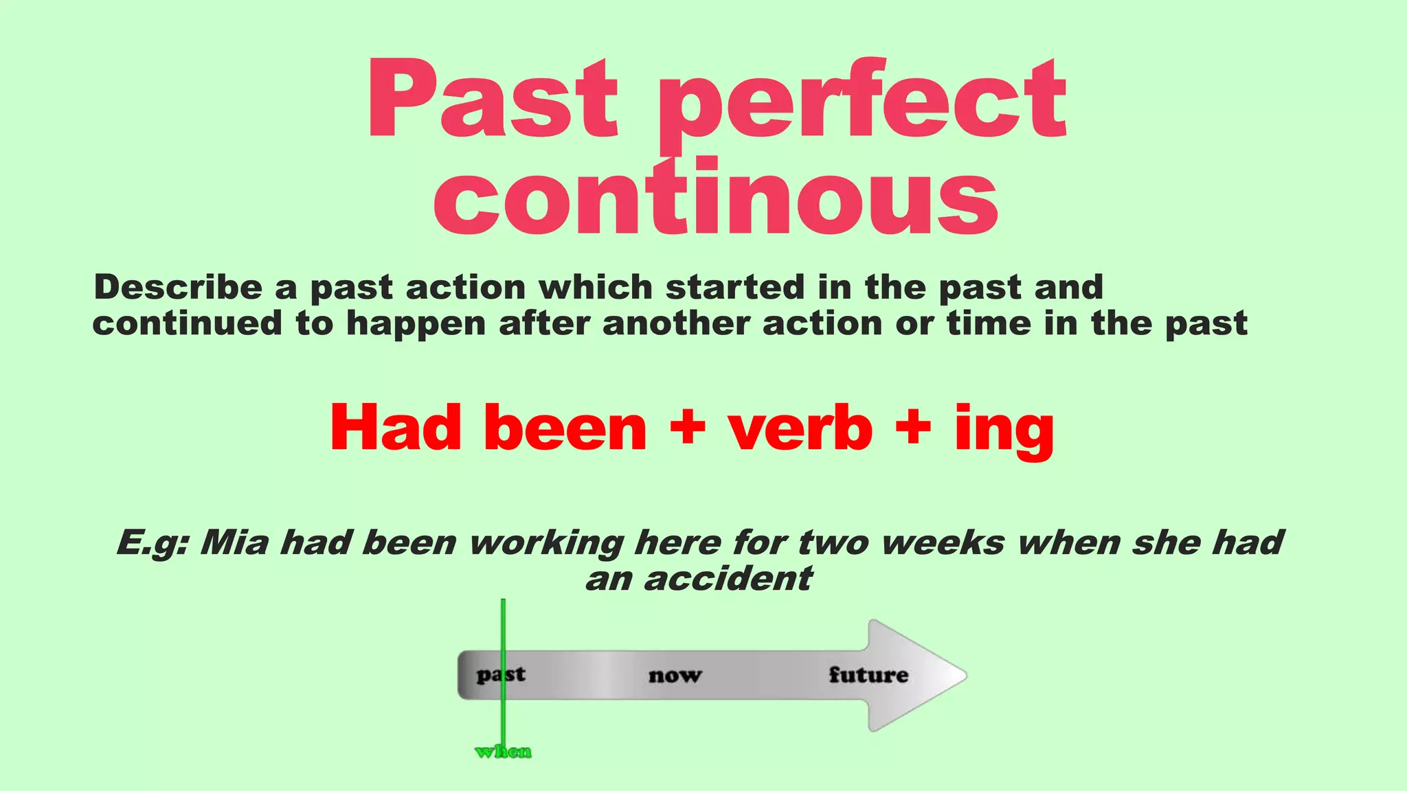 PAST PERFECT VS PAST PERFECT CONTINOUS | PPTX