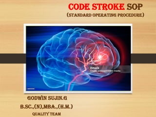 Code Stroke Management / Management of Acute Stroke | PPTX