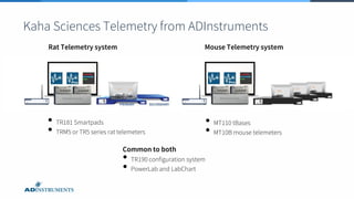 Telemetry 101: Exploring the New ADInstruments’ Small Animal Telemetry ...