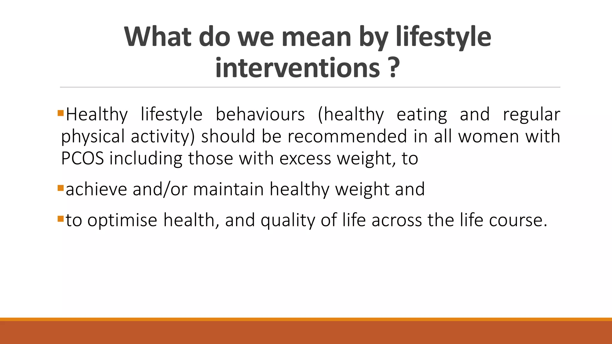 Presentation on Diagnosis of Polycystic Ovary Syndrome (PCOS) | PDF