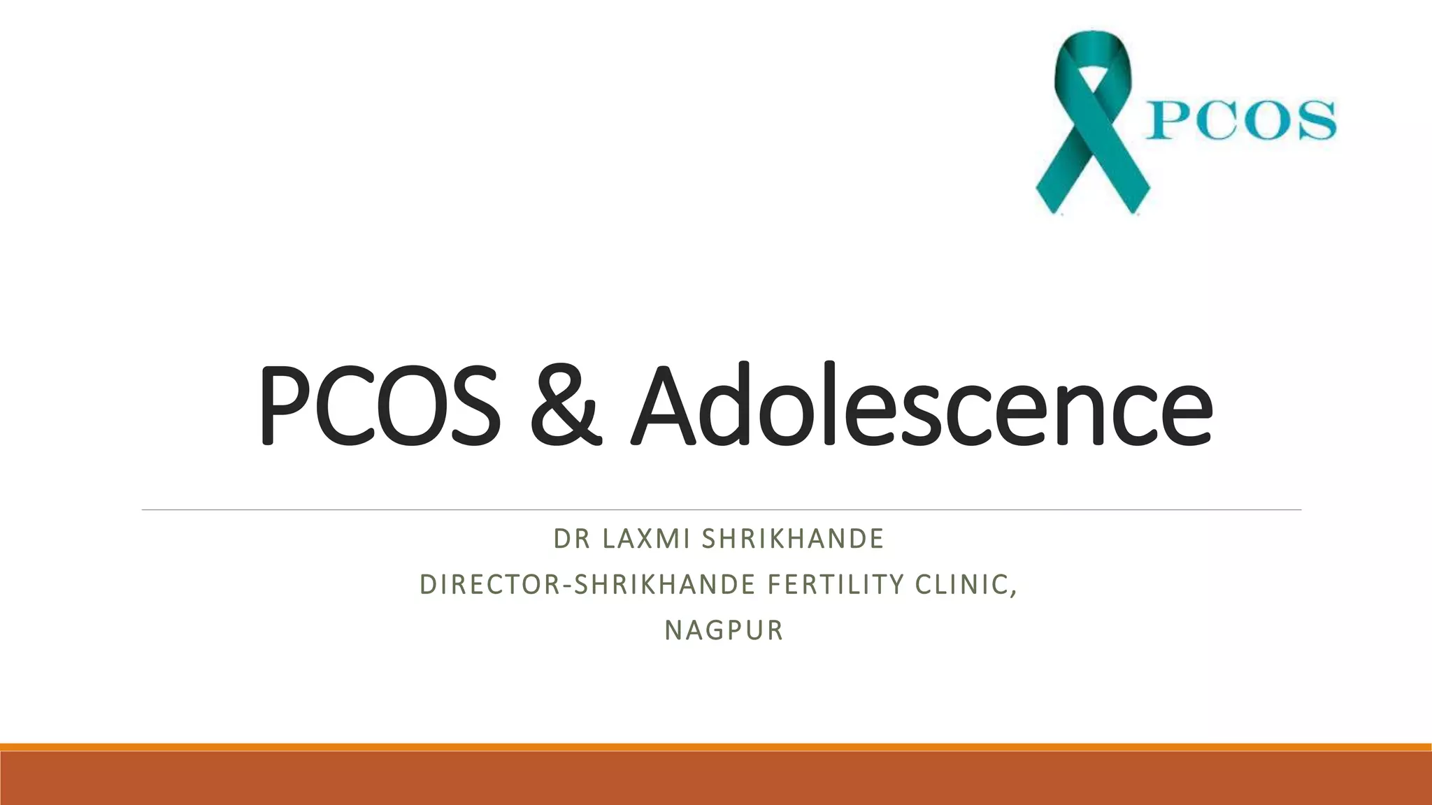 Presentation on Diagnosis of Polycystic Ovary Syndrome (PCOS) | PDF