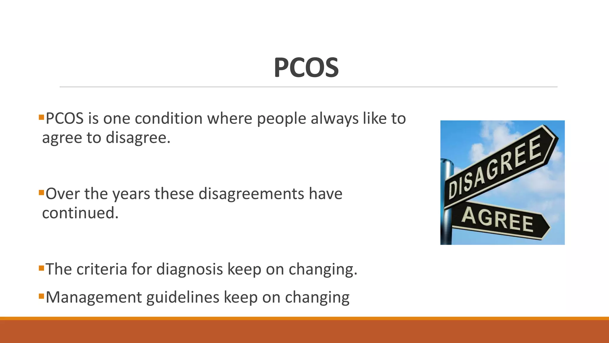Presentation on Diagnosis of Polycystic Ovary Syndrome (PCOS) | PDF