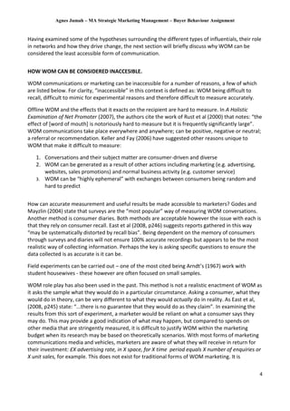 Slideshare Agnes Jumah, Word Of Mouth Marketing | PDF