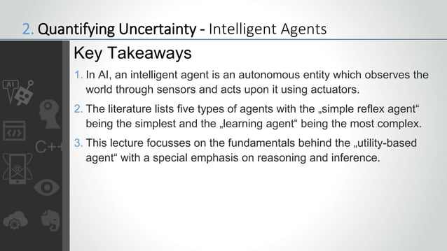 Uncertain Knowledge and Reasoning in Artificial Intelligence | PPTX | Cancer | Diseases and ...