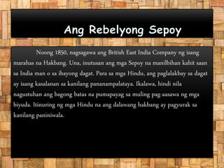 Aralin 9: IKALAWANG YUGTO NG IMPERYALISMO AT KOLONISASYON | PPTX
