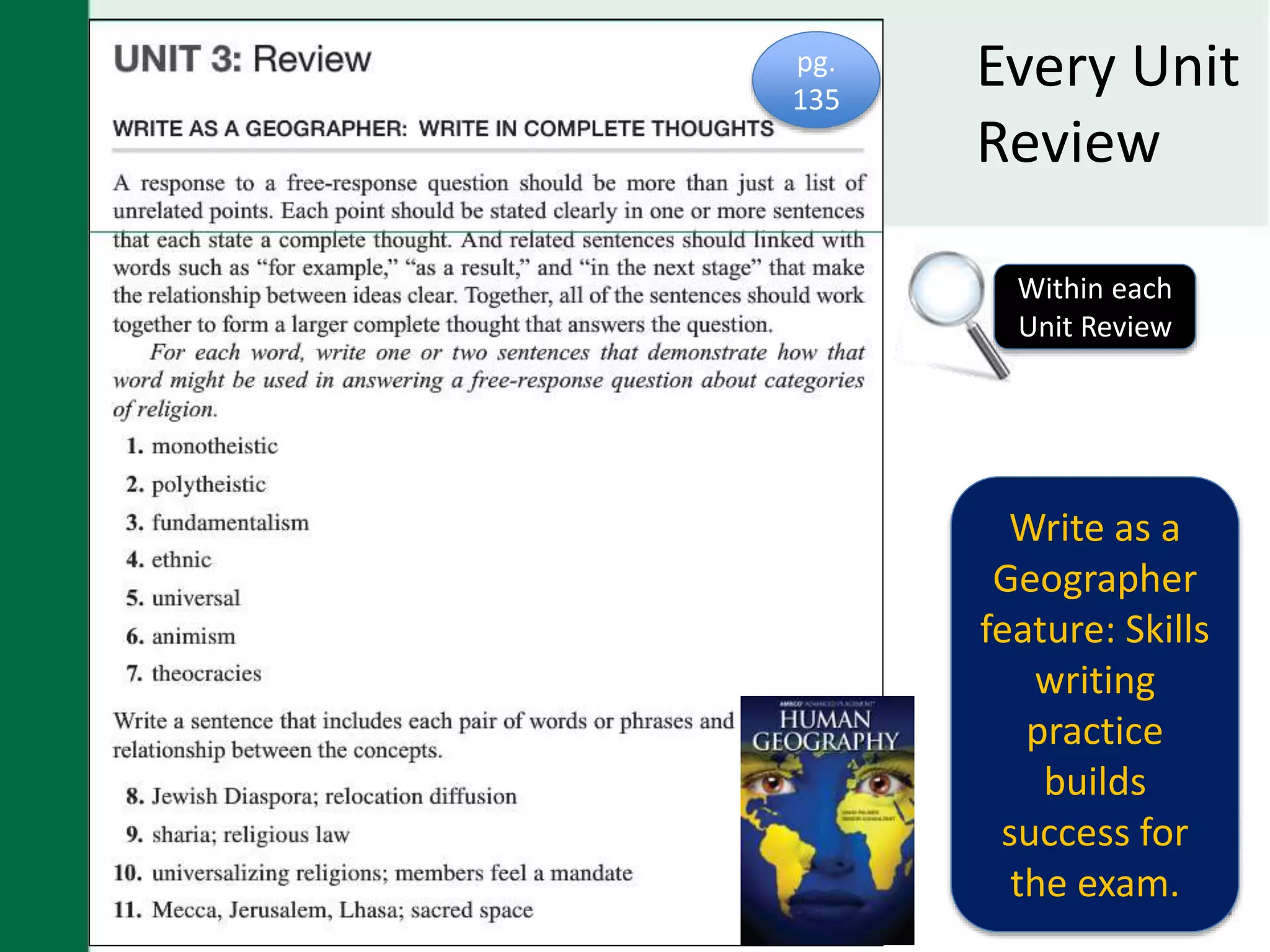 AMSCO AP Human Geography | PPTX