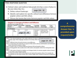 AMSCO AP Human Geography | PPTX