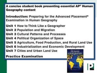 AMSCO AP Human Geography | PPTX