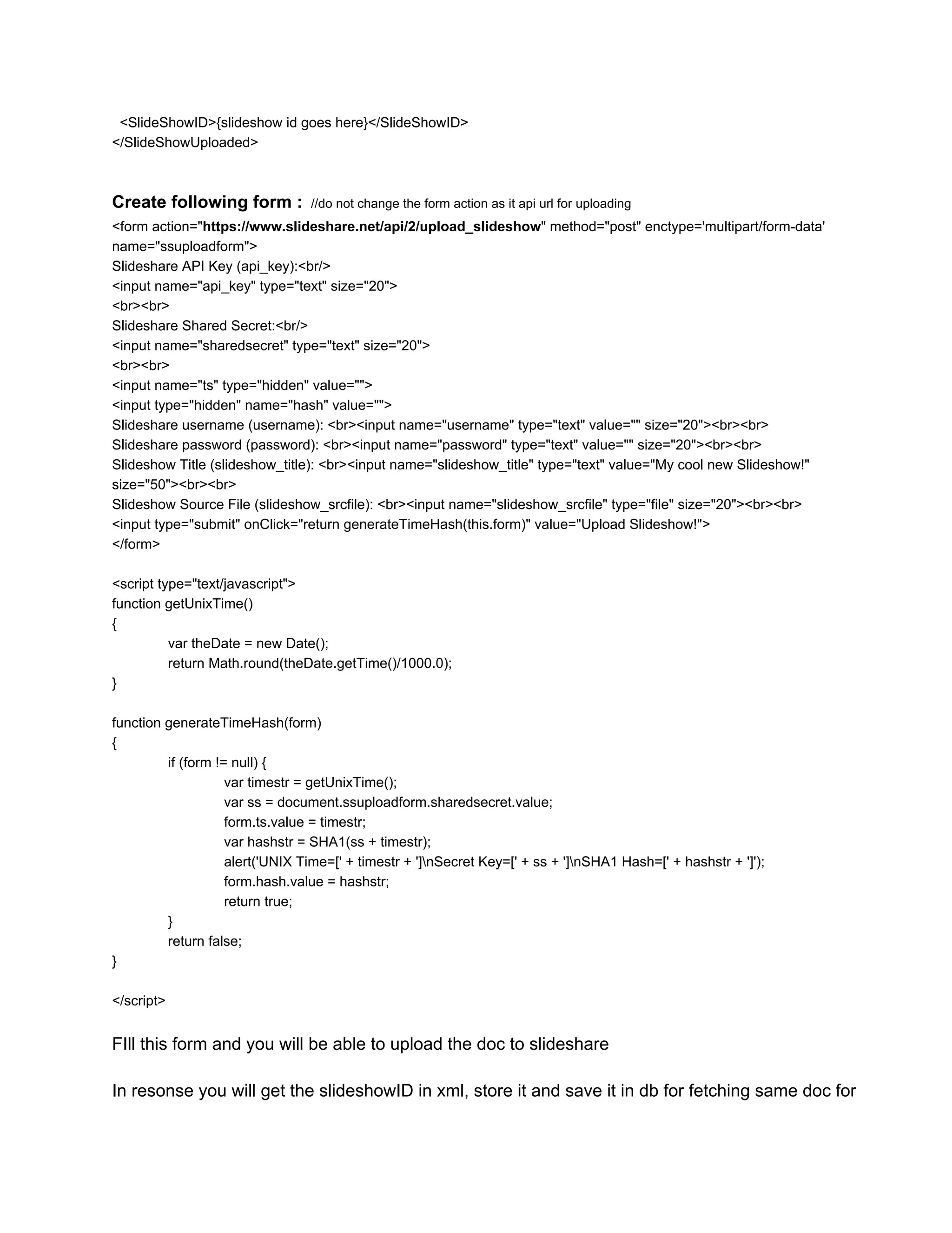 Slide shareapi | PDF