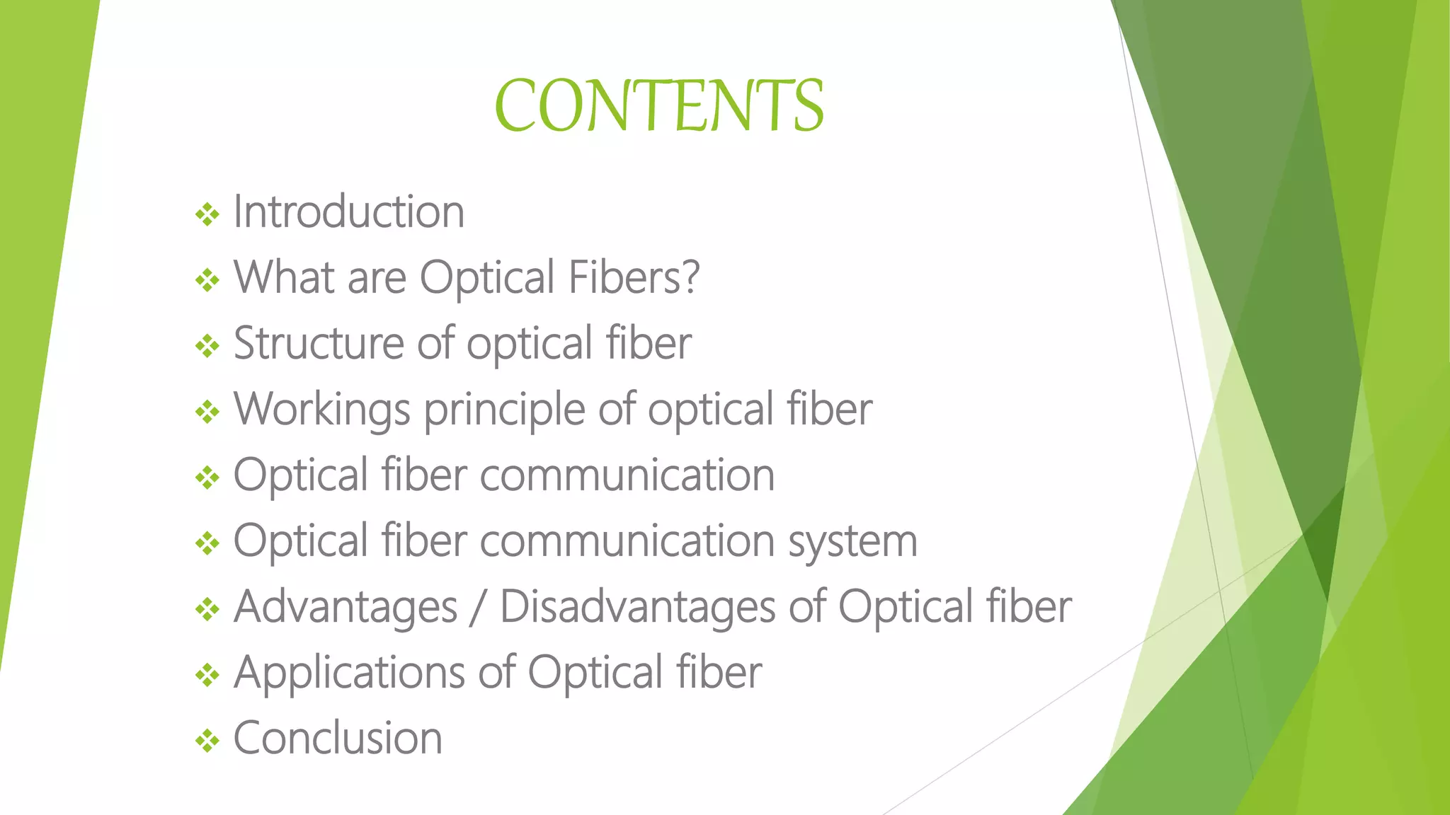 Optical Fiber | PPTX