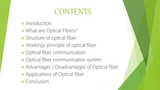 Optical Fiber | PPTX