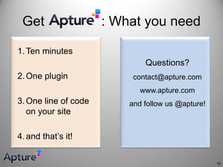 Apture + slideshare | PPTX | Technology & Computing