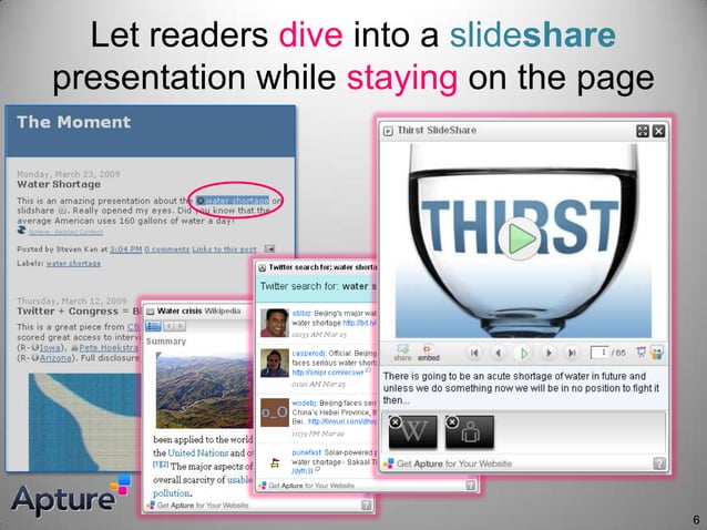 Apture + slideshare | PPTX | Technology & Computing