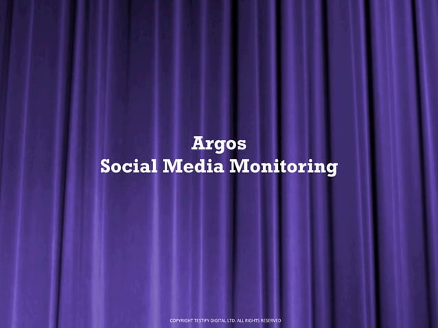 Argos - A Social CRM Case Study | Testify Digital | PDF