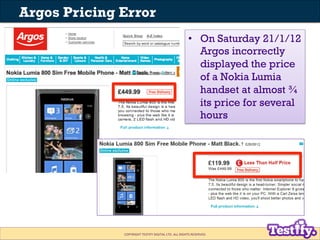 Argos - A Social CRM Case Study | Testify Digital | PDF
