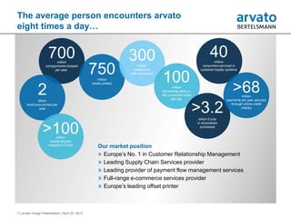 BPO provider arvato - corporate company presentation | PPTX | Business ...