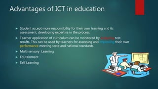 The impact of ICT on education | PPTX