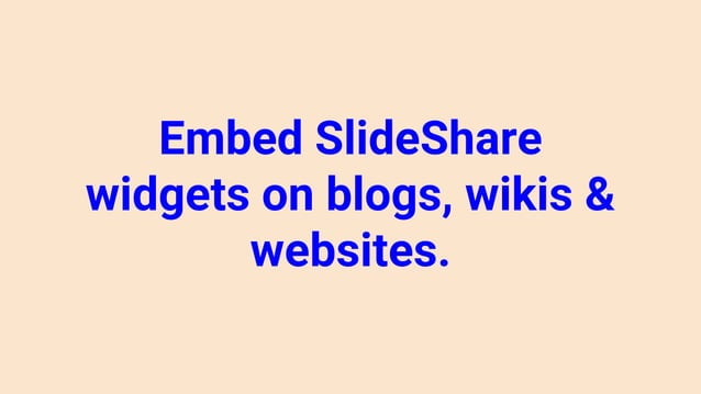 Slideshare basics and tips | PPT