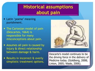 Know Pain BCA Spring 2014 Conference (10 minute opener) | PPTX