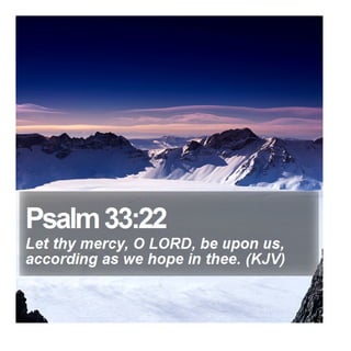 Psalm 33:22 - Daily Bible Verse | PDF