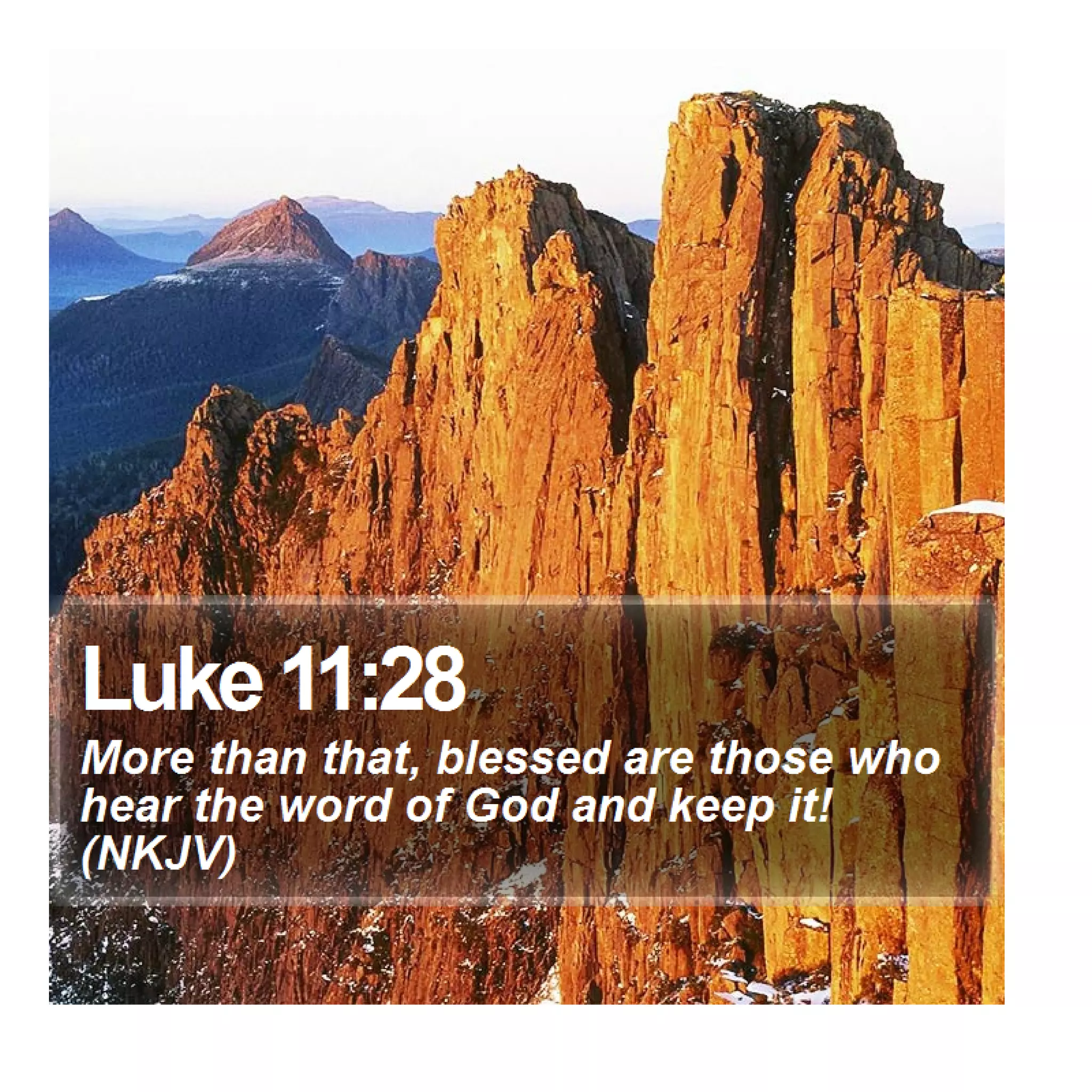 Luke 11:28 - Daily Bible Verse | PDF